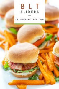 Easy BLT Sliders with Arugula & Camp Sauce - Catz in the Kitchen