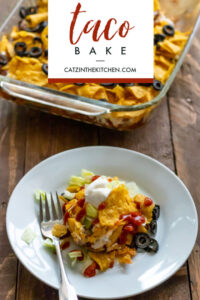 "Pantry to the Rescue" Taco Bake - Catz in the Kitchen