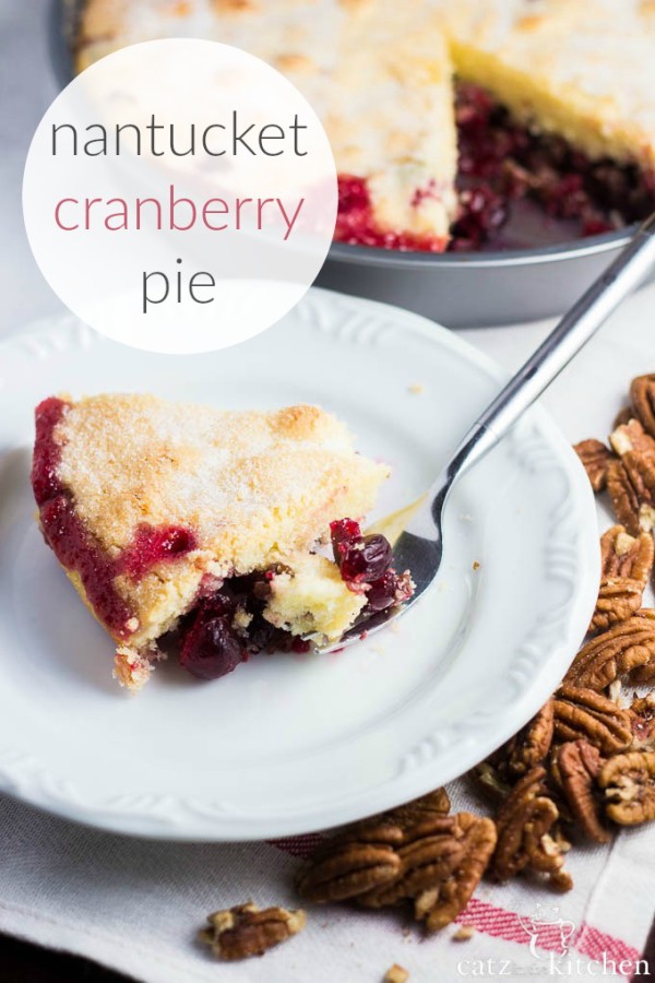 Nantucket Cranberry Pie - Catz in the Kitchen