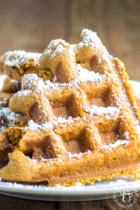 Easy Gingerbread Waffles - Catz in the Kitchen