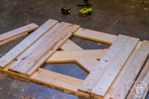 DIY Farmhouse Baby Gate - Catz in the Kitchen