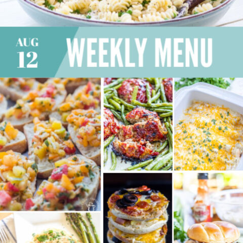Weekly Menu for the Week of Aug 19 - Catz in the Kitchen