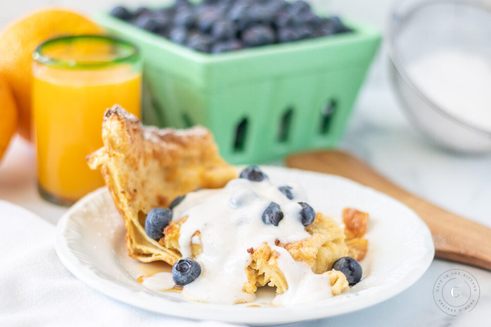 Dutch Baby with Sweet Cream - Catz in the Kitchen