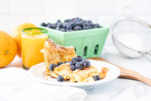 Dutch Baby with Sweet Cream - Catz in the Kitchen