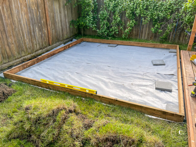 DIY Floating Deck & Fire Pit - Catz in the Kitchen