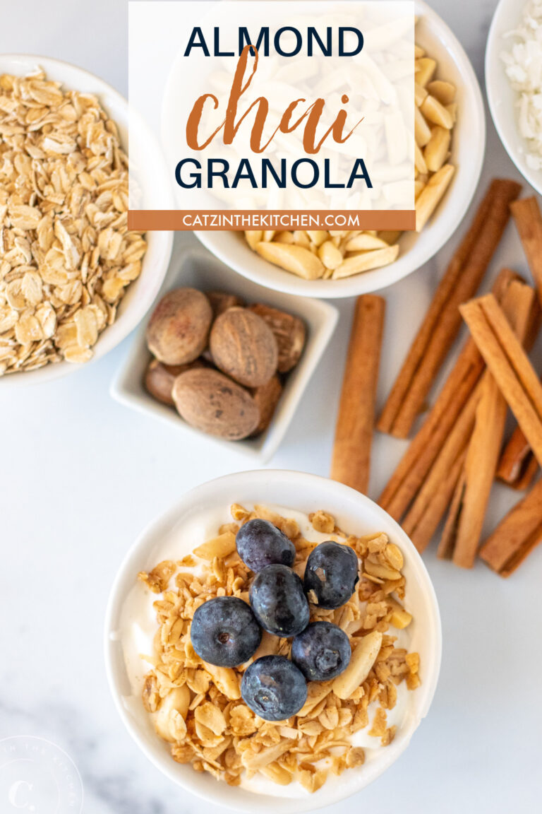 Almond Chai Granola - Catz in the Kitchen
