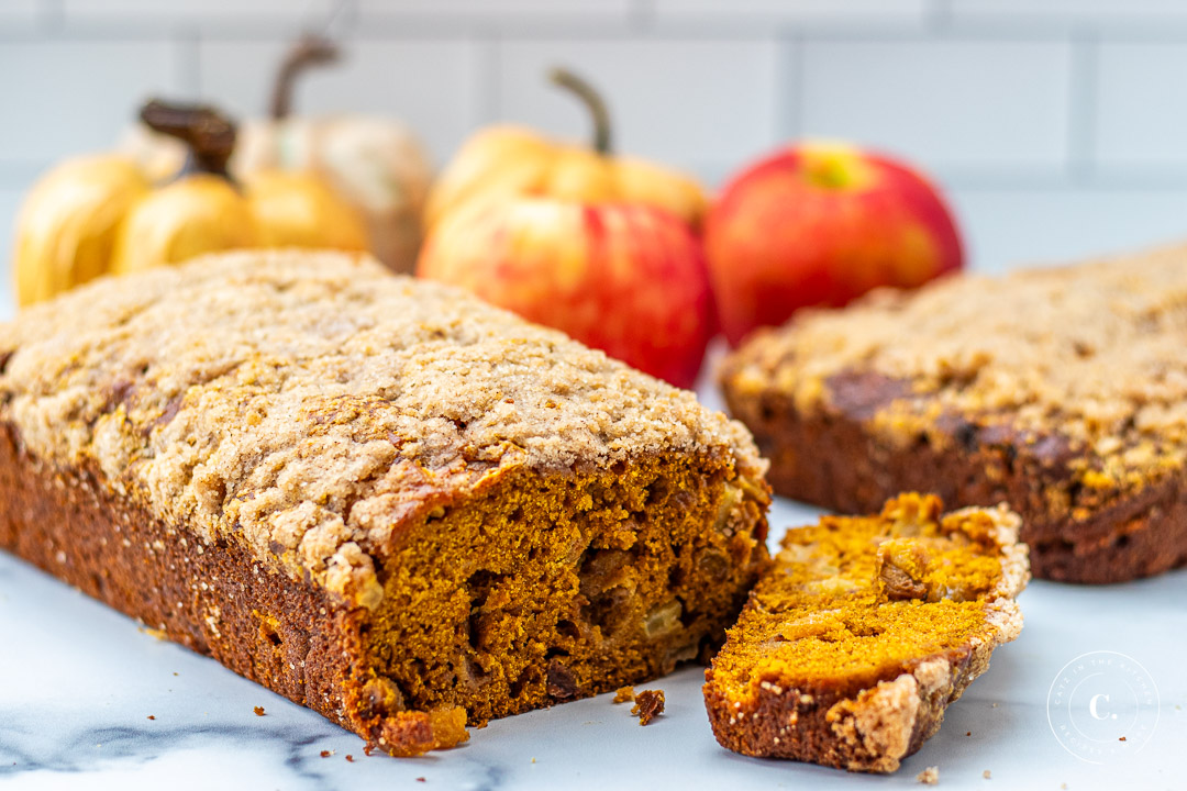 Pumpkin Apple Bread - Catz in the Kitchen