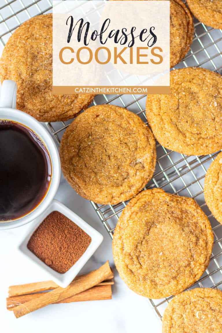 Molasses Cookies - Catz in the Kitchen